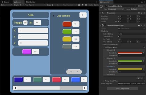 Mini Tutorial Data Binding With Ui Builder And C In Minutes Technical Articles Unity