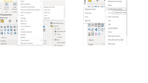 Data Bars Not Available For Conditional Formatting Microsoft Fabric
