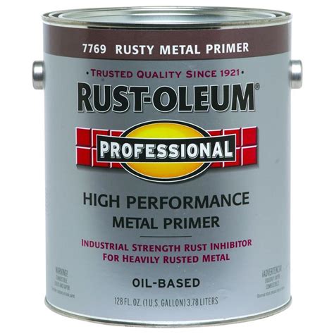 Rust Oleum Professional 1 Gal Rusty Metal Flat Rust Preventive Primer