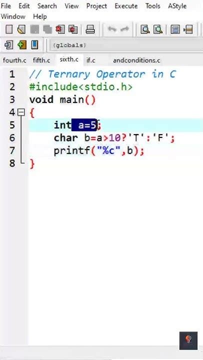 How To Use Ternary Operator In C Language C Programming Tutorial