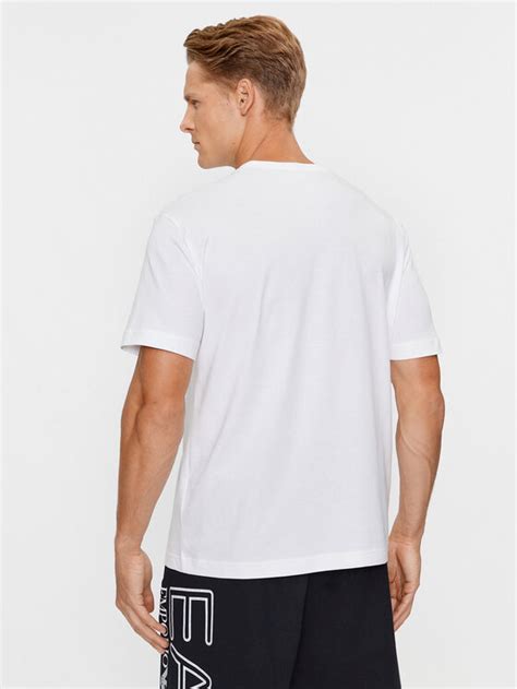 EA7 Emporio Armani T Shirt 6RPT03 PJFFZ 1100 Weiß Regular Fit Modivo de