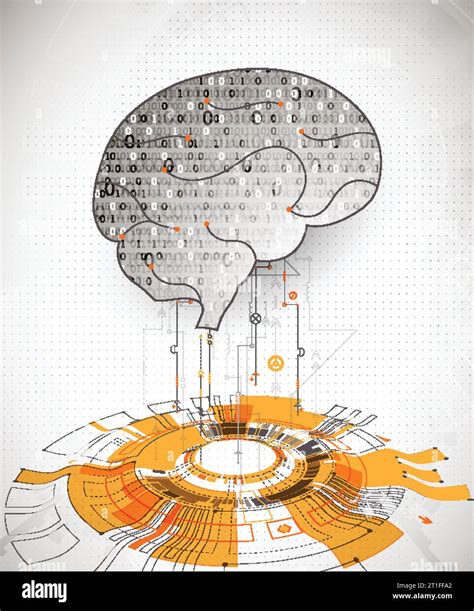 Abstract Digital Brain Technology Concept Vector Stock Vector Image And Art Alamy