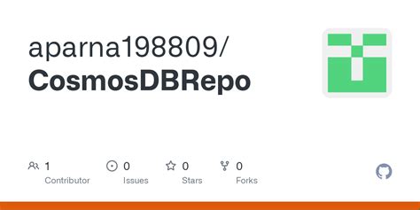 GitHub Aparna CosmosDBRepo