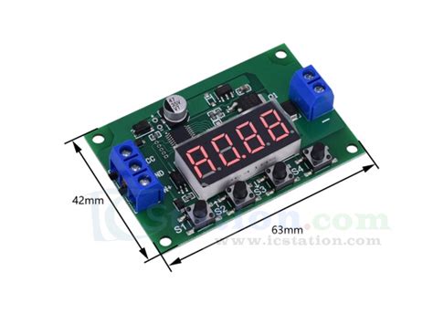 DC 5V 30V Multi Function Trigger Cycle Timer MOS Delay Controller Module
