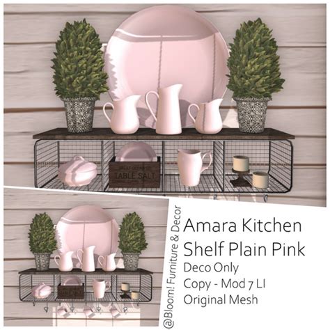 Second Life Marketplace Kitchen Shelf