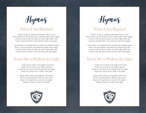 Lds Baptism Program Template Editable Half Sheet Digital Download