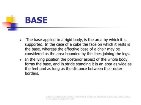 Base And Equilibrium Ppt