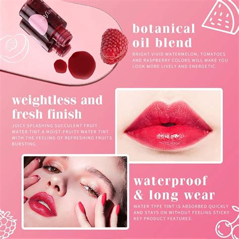 Colors Lip Tint Stain Set Matte Velvet Lip Tint Watery Lip Stain Mini