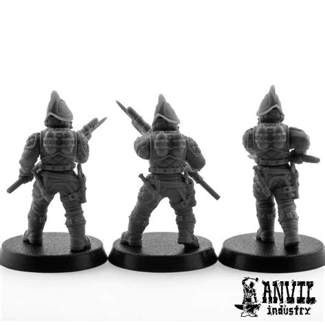 Space Pirate Torsos With Skull Mask Heads Anvil Industry Modular