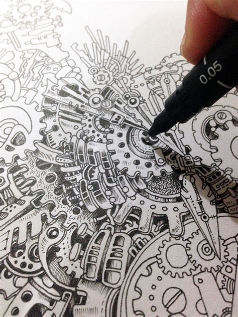Strikingly Detailed Steampunk Owl Illustration By Doodle Artist Kerby