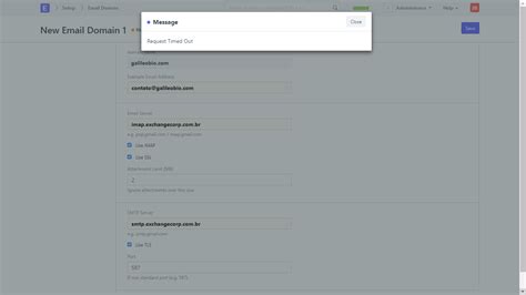 Error Setting Up Email Domain Frappe Forum