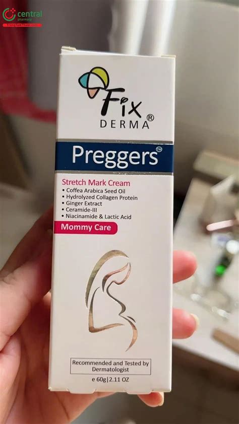 Fixderma Preggers Stretch Mark Cream Ngừa Rạn Da Dưỡng Da Mịn Màng