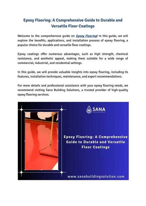 Ppt Epoxy Flooring Epoxy Flooring In Coimbatore Epoxy Floor