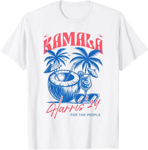 Kamala Harris Coconut Tree Meme Us Election Coconut Retro T Shirt