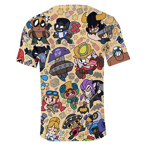 All Character Brawl Stars T Shirt Brock Bull Darryl Brawl Stars