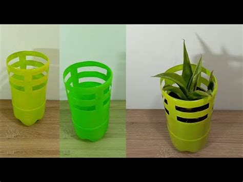 FACIL Como Hacer Hermosa Maceta Con BOTELLA DE PLASTICO RECICLADA YouTube