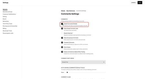 How To Enable Comments On Squarespace Blog Step By Step