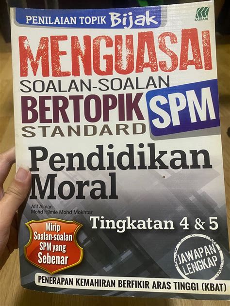 Spm Pendidikan Moral Mirip Kertas Spm Tingkatan 4 5 Hobbies And Toys