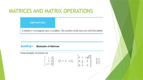 SOLUTION Matrices And Matrix Operations Questions Solutions Studypool