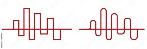 Radio Wave Icon Monochrome Simple Sound Wave Vector Sound Wave Icon