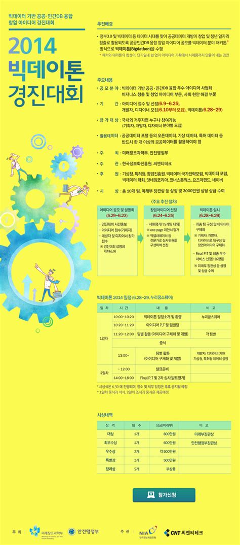 정보화진흥원 빅데이터 창업 아이디어 공모전 개최