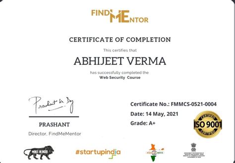 Abhijeet Verma On Linkedin Websecurity Course