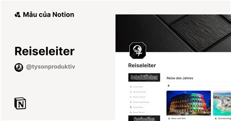 Reiseleiter Mẫu Do Tyson Deutsch Tạo Thị Trường Notion
