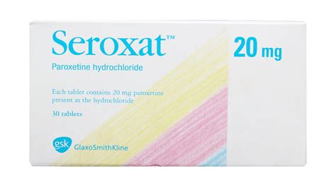 SEROXAT 20 Mg X 30 COMPR FILM 20mg SMITHKLINE BEECHAM P GLAXO