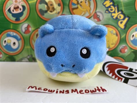 Pokemon Center Plush SPHEAL Sitting Cuties Figure Doll Toy Poke Go New Tags Values MAVIN