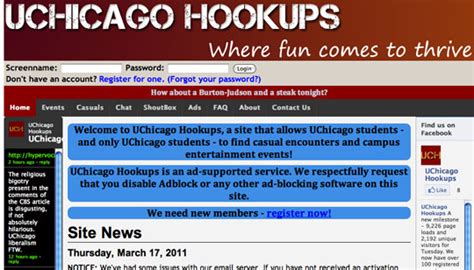 University Of Chicago Student Launches Casual Sex Website Uchicago