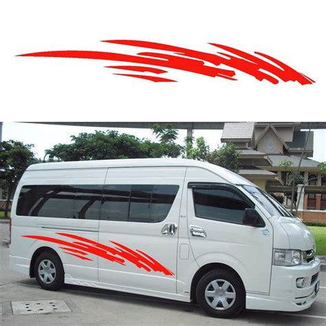 Auto Graphics Vinyl Graphics Toyota Hiace Mini Van Camper Logo