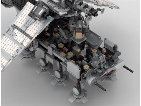 Lego Moc Moc Dropship And At Te And 2 At Rtbest Allt Buildonly For