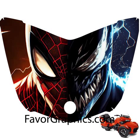 Venom Vinyl Hood Wrap Decal Sticker Can Am Spyder F3 Favor Graphics