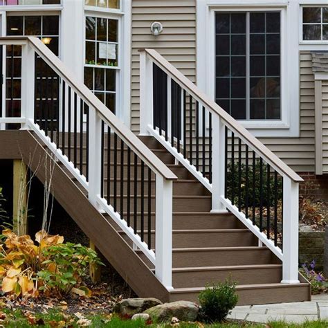 Drink Rail Pack For Timbertech Classic Composite Railing Deck Stairs Backyard Renovations