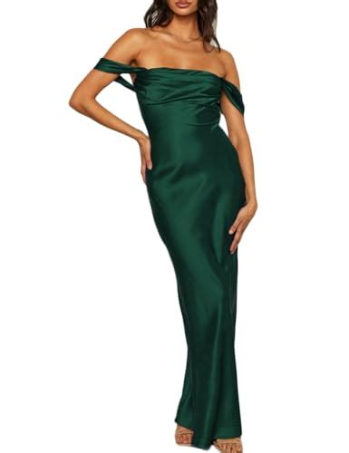I Tried On A Dark Green Satin Dress And Heres Why It Should Be Your