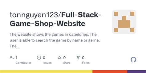 GitHub Tonnguyen123 Full Stack Game Shop Website The Website Shows