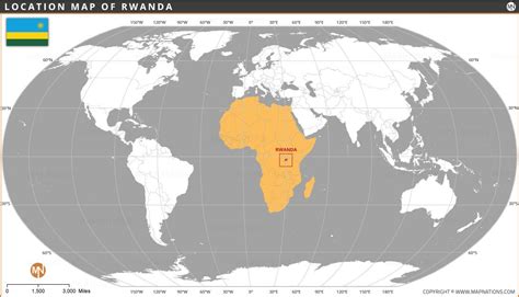 Where Is Rwanda Rwanda Location Map