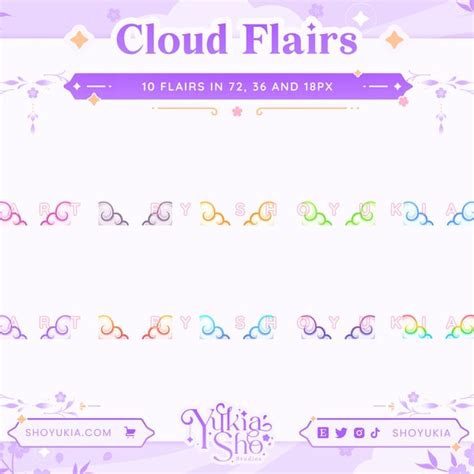 Cloud Badge Twitch Etsy