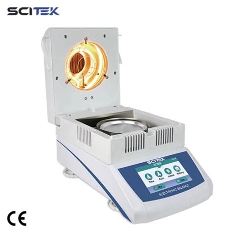 Scitek Halogen Moisture Analyzer Timer Dry Auto Dry Function Halogen