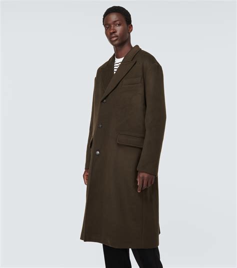 Curtis Oversized Wool Blend Coat In Brown The Frankie Shop Mytheresa