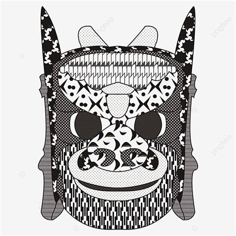 オリジナルの意匠の牛の頭はケチの図案を免れます。イラスト画像とpngフリー素材透過の無料ダウンロード Pngtree