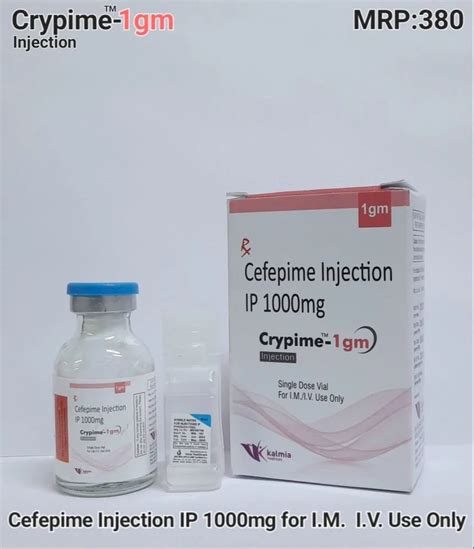 Cefepime 1gm At ₹ 380 Vial Cefepime Injection In Patiala Id