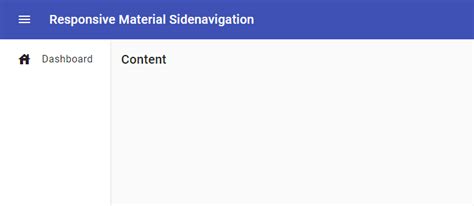 How To Create A Responsive Sidebar And Mini Navigation With Material