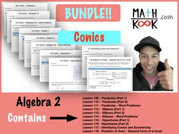 Algebra Conics BUNDLE By MathKook TPT