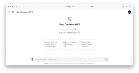 🚀 Were Launching Data Contract Gpt 🚀 Dr Simon Harrer