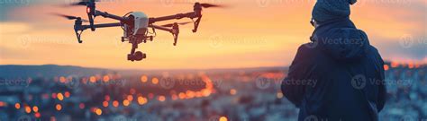 Ai Generated Showcase A Drone Capturing Breathtaking Aerial Views Background Image Generative