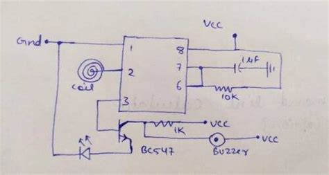 Current Detector Timer Project Current Detector Circuit