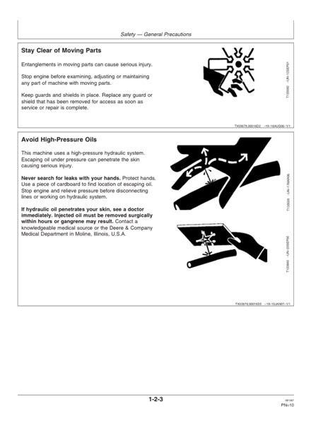 John Deere 530b 535 Knuckleboom Loader Operators Manuals Omf389371