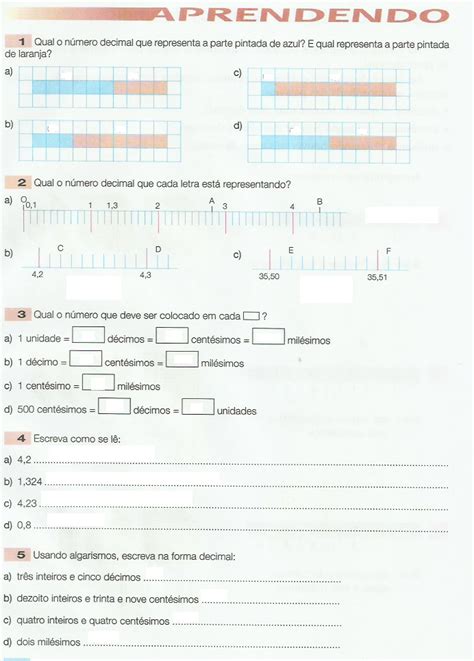 Bloco I — MatemÁtica Unidade 8 Ampliando O Sistema De NumeraÇÃo Decimal