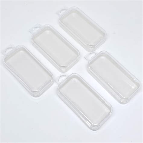 플라스틱 투명플라스틱 수납 보관 미니 케이스 5개 온채널